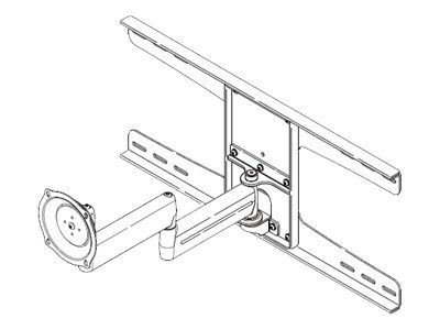 Chief Medium 20" Arm Extension Wall Mount - For Flat Panel Displays - Black