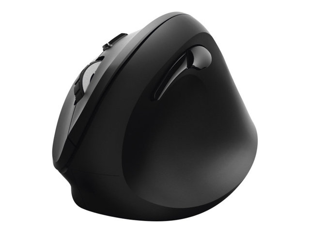 Hama Vertical Ergonomic - vertical mouse - 2.4 GHz - black - 00182699 ...