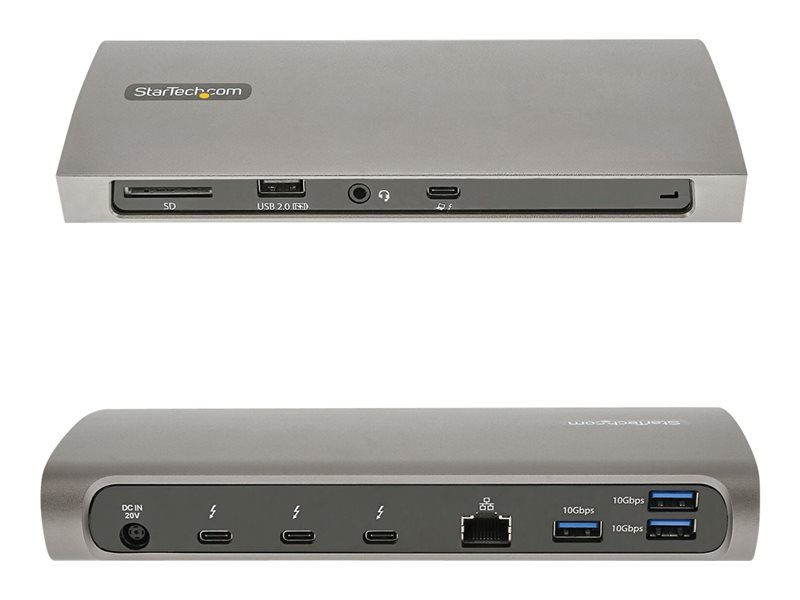 StarTech.com Dock Thunderbolt 4 - 96W, 2x4K 60Hz/1x8K (TB4CDOCKUE)