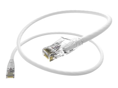 UNC Group 25ft White Cat6 ClearFit Patch Cable