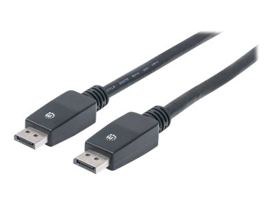 Manhattan DisplayPort Cable, v1.1, 4K@60Hz, 7.5m, Male to Male, With ...