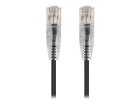 Monoprice SlimRun patch cable - 5 ft - black