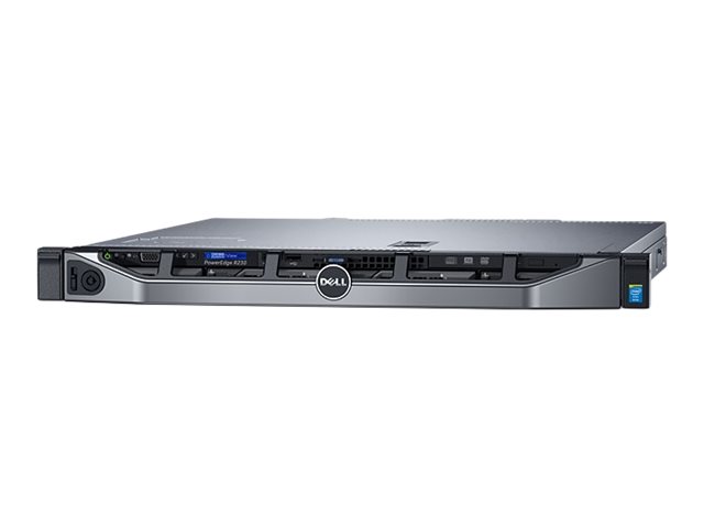 Dell PowerEdge R230 - rack-mountable - Xeon E3-1220V5 3 GHz - 4 GB ...