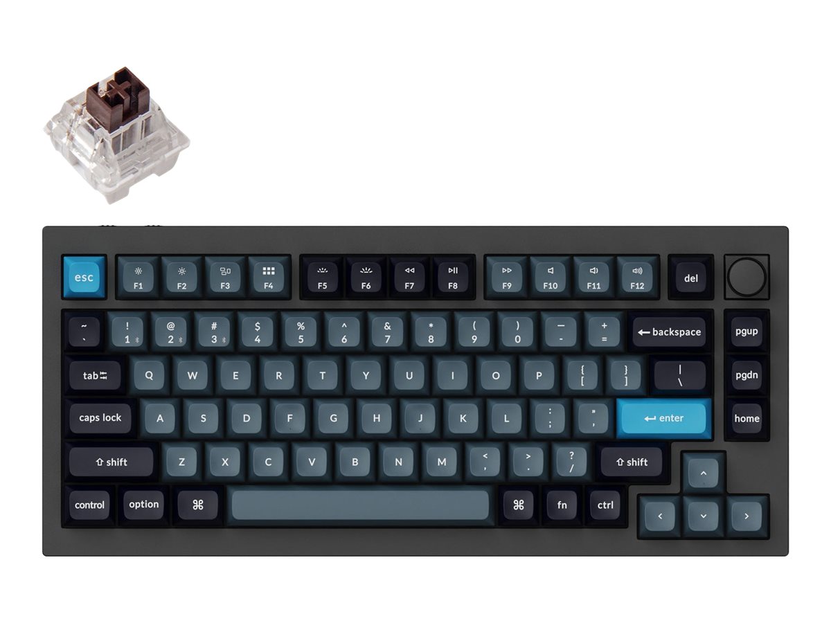 Keychron Q1 Pro QMK/VIA Custom, keyboard, fully assembled, carbon black ...