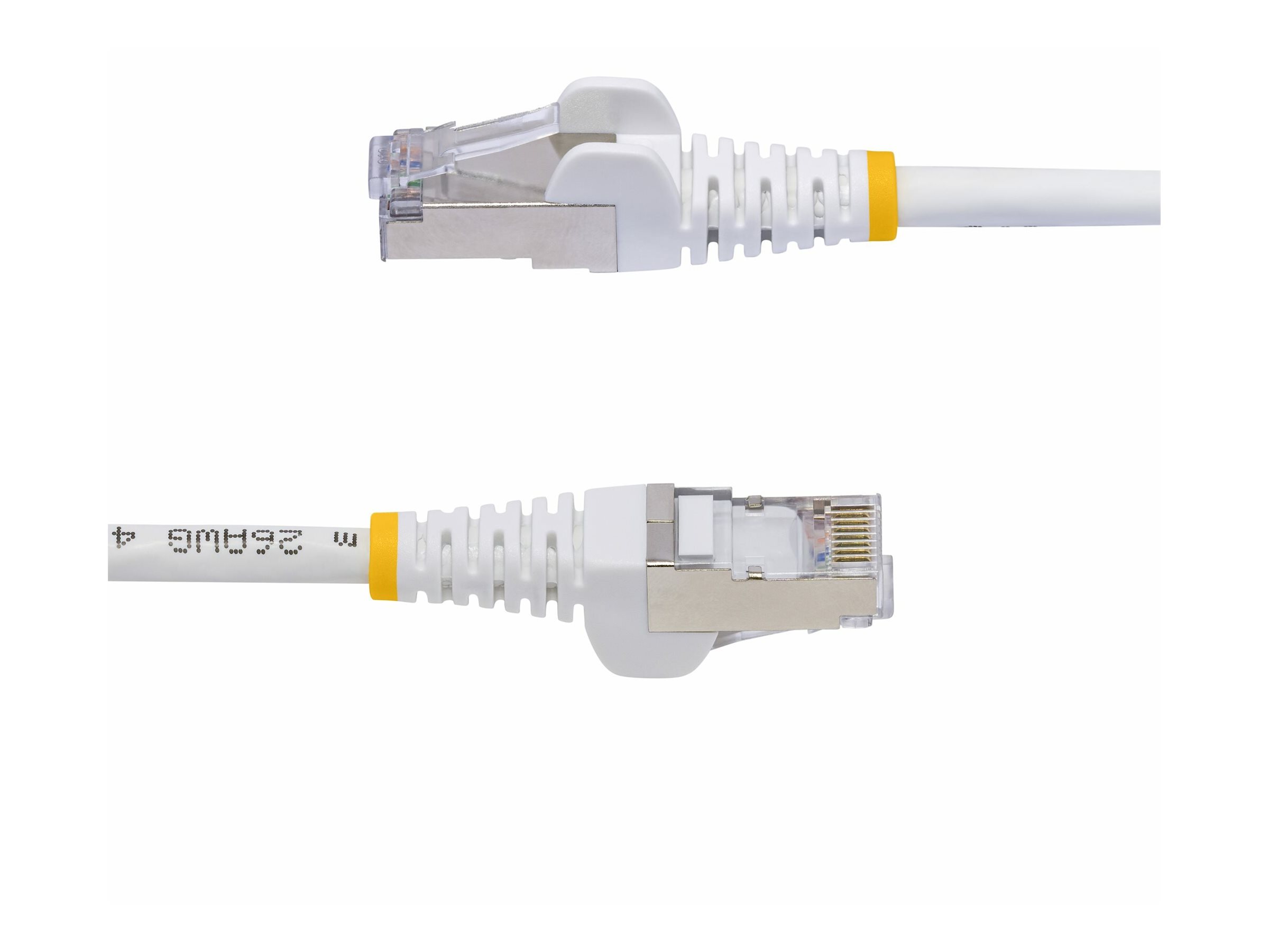 StarTech.com 12m White CAT8 Ethernet Cable, Snagless, S/FTP, 25G/40G ...