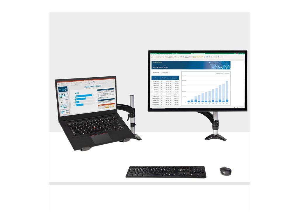 StarTech.com Desk Mount Laptop Arm, Full Motion Articulating Arm for ...