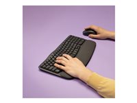 Logitech Wave Keys MK670 Combo, Wireless Ergonomic Keyboard with ...
