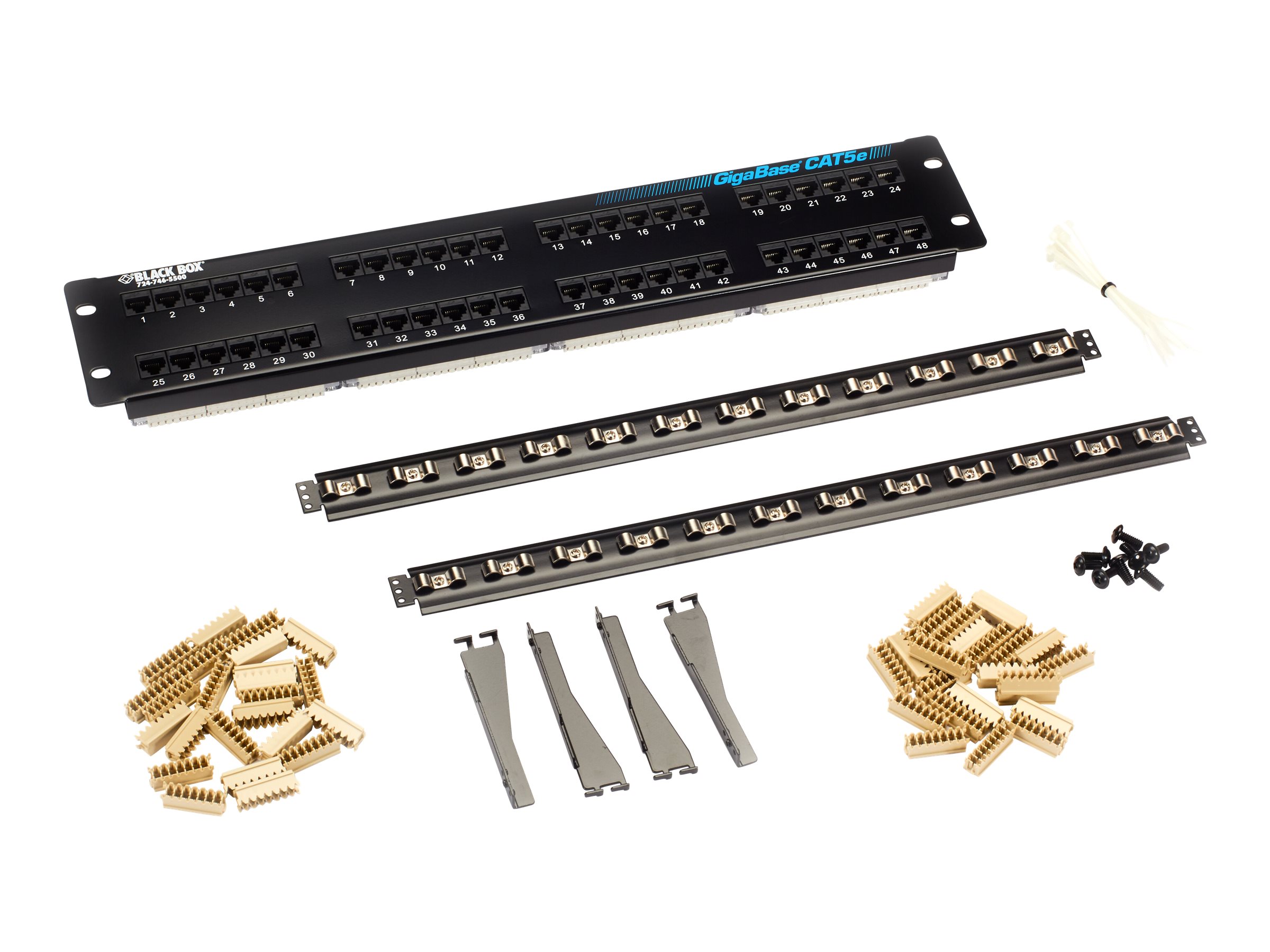 Black Box GigaBase - Patch panel with cable management | Overview ...