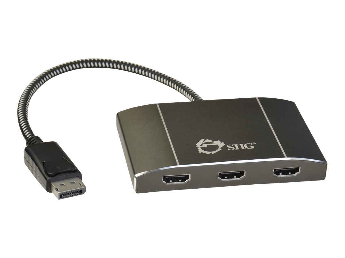 SIIG 3 Port DisplayPort to HDMI MST Hub | SHI
