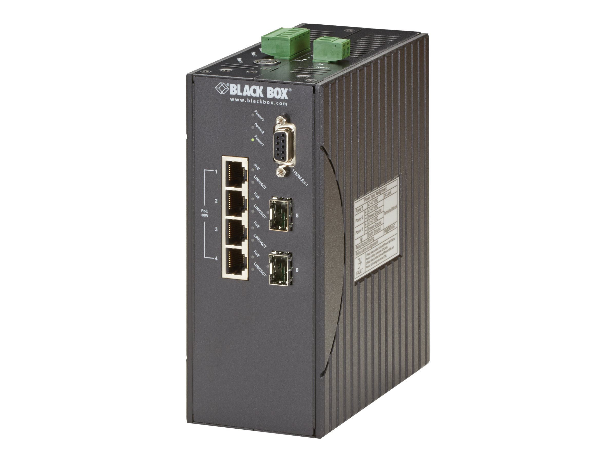 Black Box Hardened Managed Ethernet Switch | Overview, Specs, Details | SHI