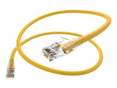 UNC Group 30ft Yellow Cat6 ClearFit Patch Cable