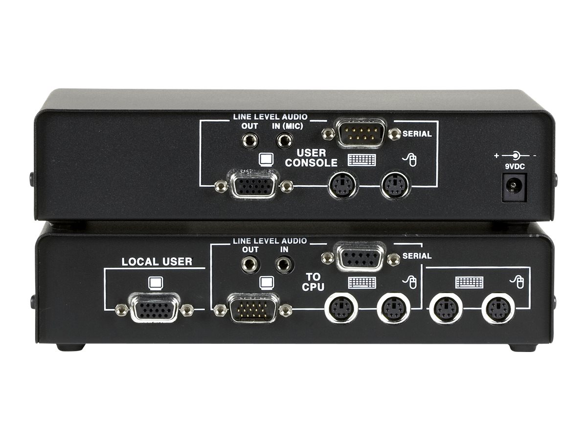 Black Box ServSwitch Brand CAT5 KVM Extender with Serial Extension and ...