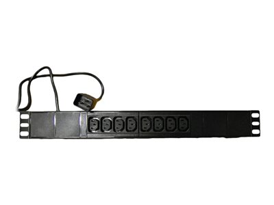 Videk Horizontal 19" Rack Mount PDU 8 x C13 Socket to C20 Plug - power distribution strip