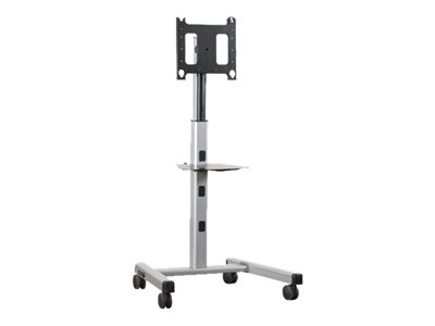 Chief Mobile Cart Kit with Travel Case - For Displays 42-86" - Silver