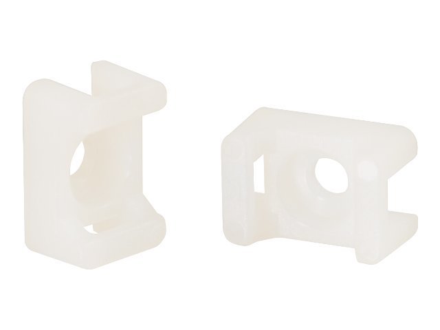 25PK WHITE CABLE TIE SADDLE | Overview, Specs, Details | SHI