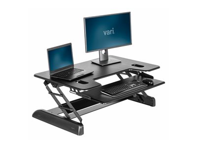 VARIDESK Tall 40 - standing desk converter - black