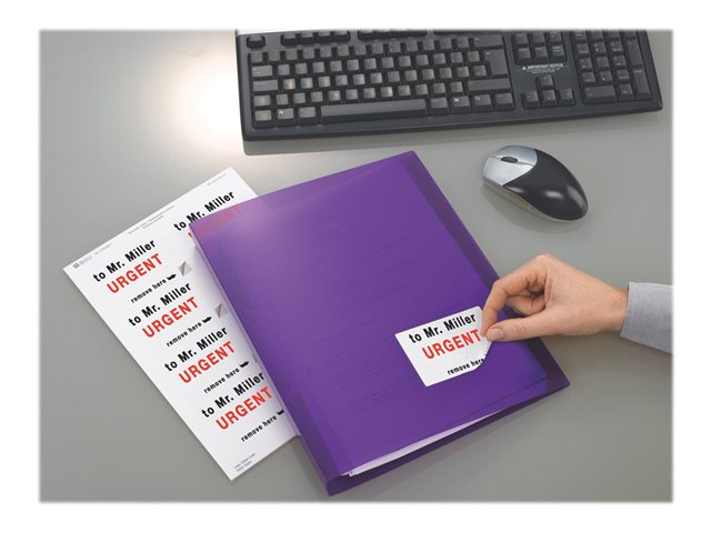 Avery - labels - 1200 label(s) - 45.7 x 21.2 mm - L4736REV-25 - Currys ...