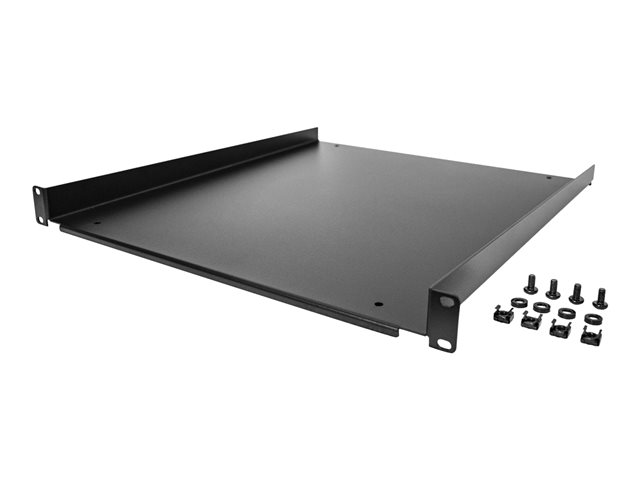StarTech.com 1U Fixed Server Rack Mount Shelf, 20in Deep Steel ...