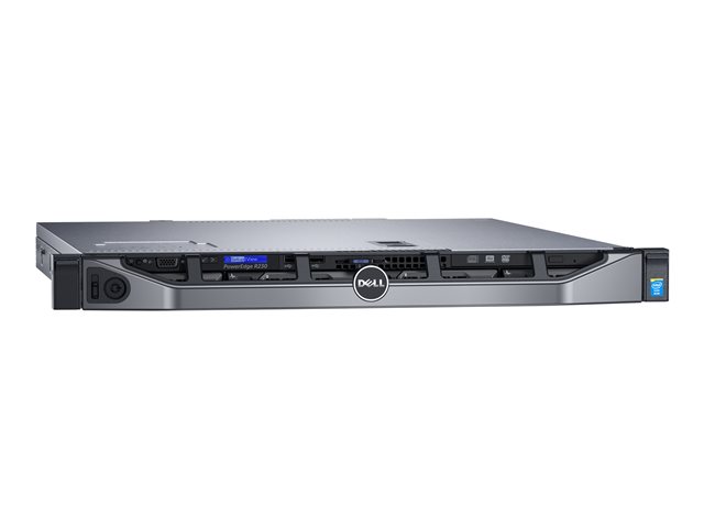 Dell PowerEdge R230 - rack-mountable - Xeon E3-1220V5 3 GHz - 4 GB ...