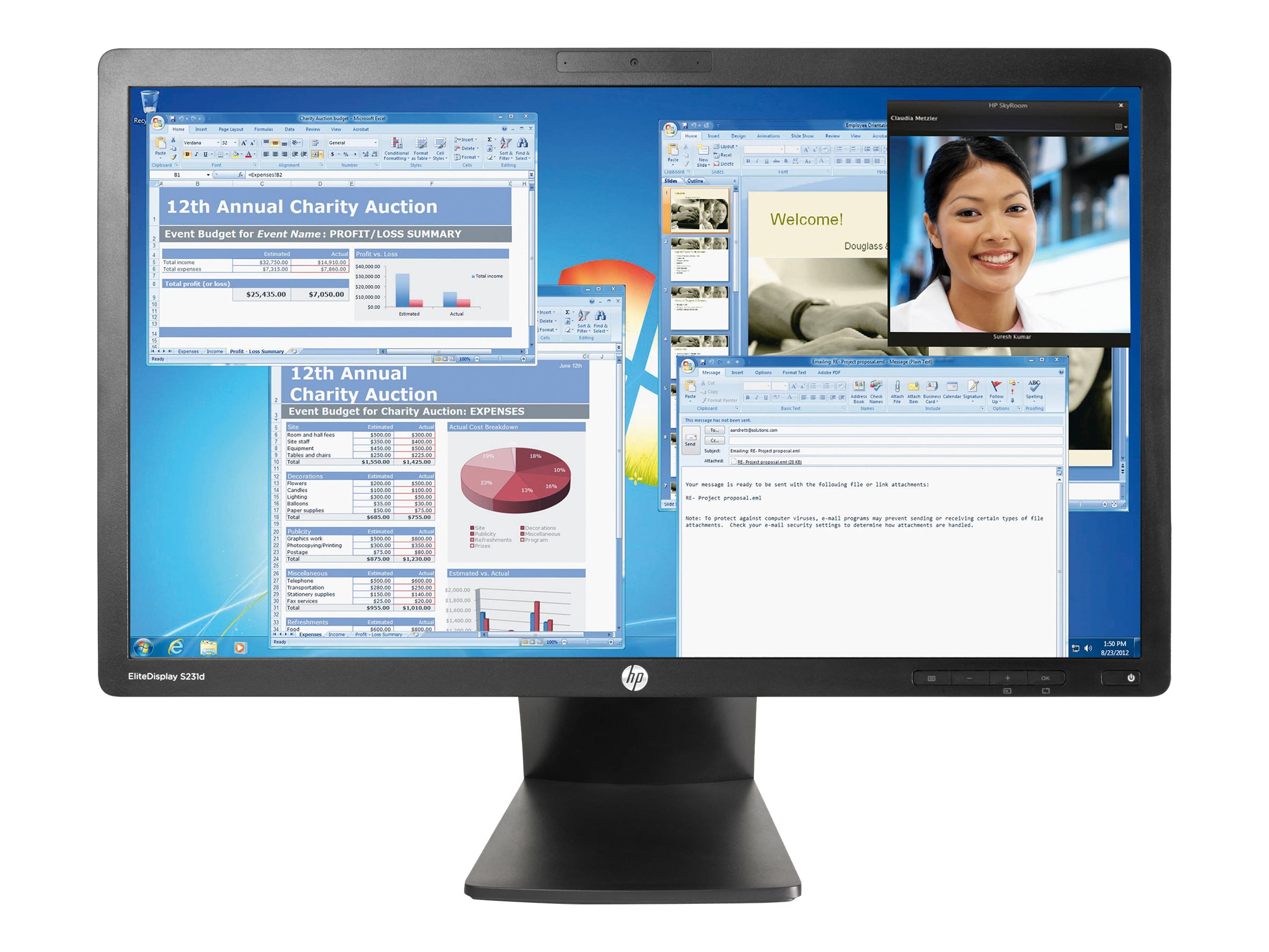 HP EliteDisplay S231d | Overview, Specs, Details | SHI