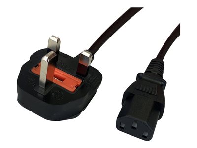 Videk Power Cable UK Mains Plug to C15 Socket - power cable - power IEC ...