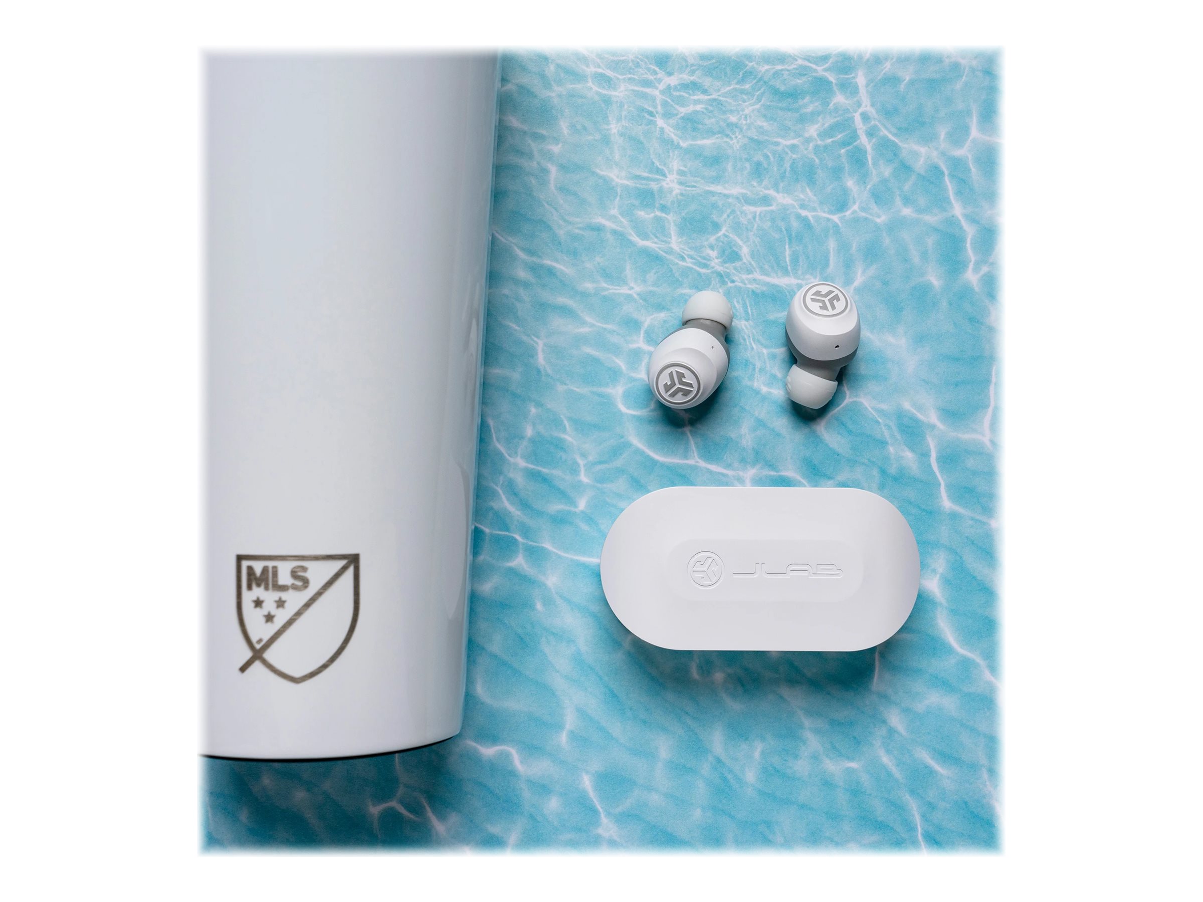 JLab Audio Go Air True Wireless Earbuds - White - IFCEBGOAIRRWHTGRY82