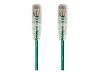 Monoprice SlimRun patch cable - 7 ft - green
