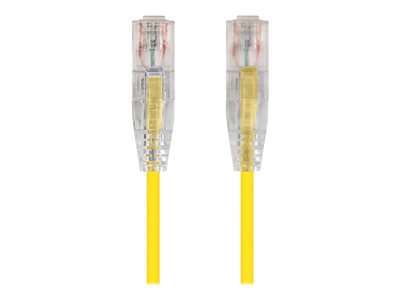 Monoprice SlimRun patch cable - 1 ft - blue