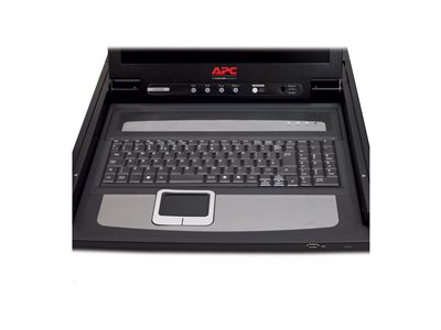 APC LCD Console - KVM console - 17 - rack-mountable - 1280 x 1024 @ 75 ...