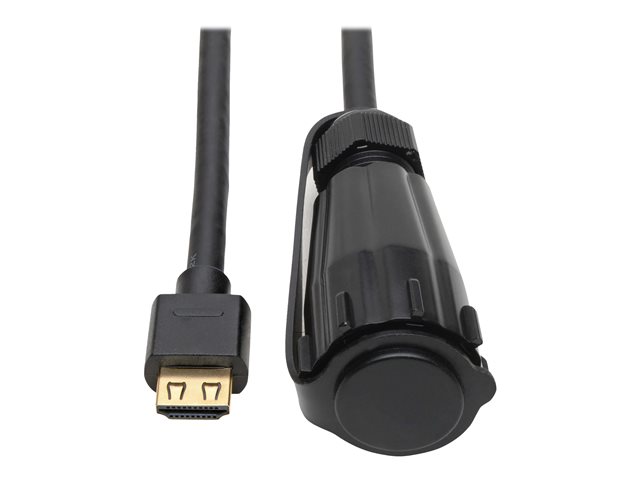 Tripp Lite HDMI Cable High-Speed IP68 Connector Industrial Ethernet M/M ...