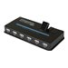 Plugable USB Hub, 10 Port - USB 2.0 with 20W Power Adapter and Two Flip ...