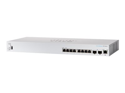 Cisco Business 350 Series 350-8XT - switch - 8 ports - managed - rack ...