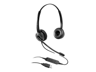 Grandstream GUV3000 - GUV Series - headset - on-ear - wired - USB