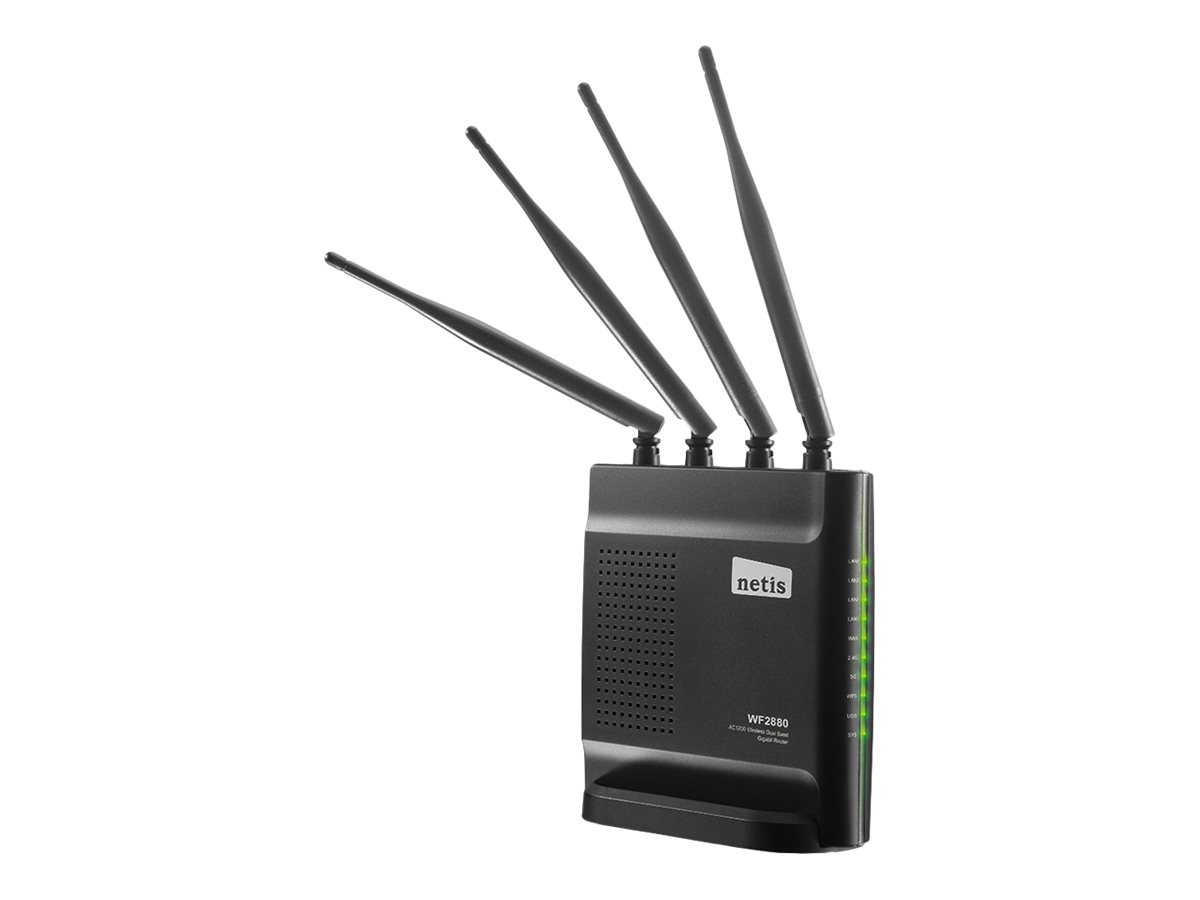 Netis WF2880 - Wireless router 4-port switch | Overview, Specs, Details ...
