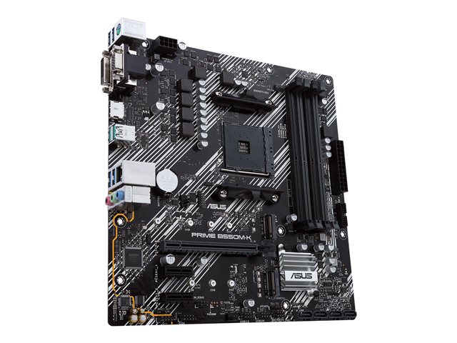 ASUS PRIME B550M-K - motherboard - micro ATX - Socket AM4 - AMD B550 ...