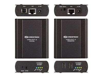 Crestron USB-EXT-2 Local and Remote units - USB-utvider - USB, USB 2.0 ...