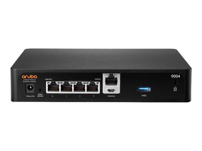 HPE Aruba 9004 (RW) FIPS/TAA - Gateway - 4 ports - 1GbE - ZigBee, NFC ...