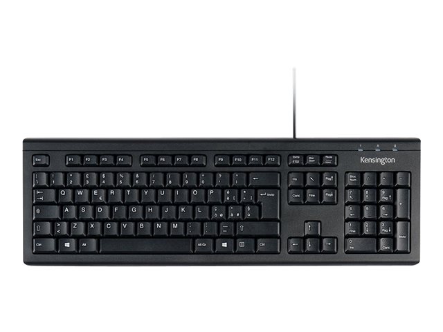Kensington ValuKeyboard - keyboard - Italian - black Input Device ...