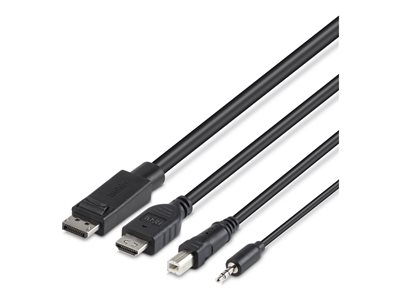 Belkin Secure KVM Combo Cable - video / USB / audio cable - TAA ...
