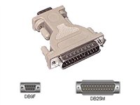 C2G DB9 Female to DB25 Male Serial RS232 Adapter