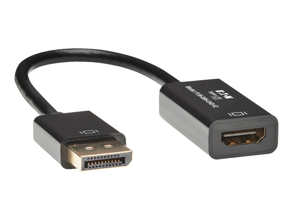 Tripp Lite 6in DisplayPort to HDMI Adapter Converter 4K x 2K @ 24/30Hz ...