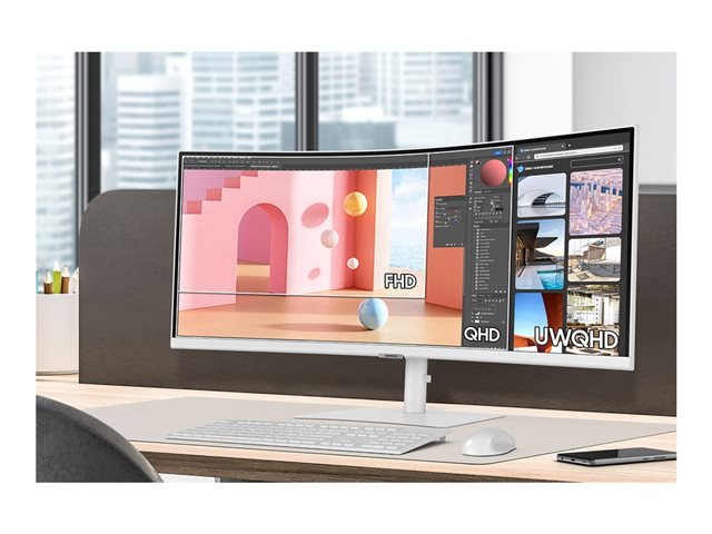 Samsung ViewFinity S6 S34C650TAU - S65TC Series - LED monitor - curved ...