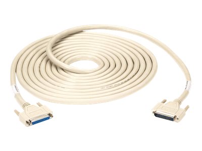 Black Box ED/Q with Molded Hoods - serial / parallel cable - DB-25 to ...