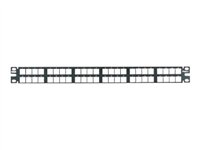 Panduit NetKey Flush Mount Modular Patch Panel - patch panel - 1U - 19"