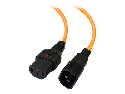 Videk Power Cable C14 Plug to Locking / Lockable C13 Socket - power ...