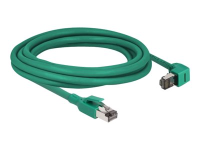 Delock PROFINET - Patch cable - RJ-45 (M) to RJ-45 (M) angled - 3 m - 7 ...