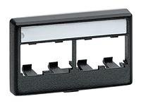 Panduit MINI-COM Snap-On Modular Furniture Faceplate - faceplate