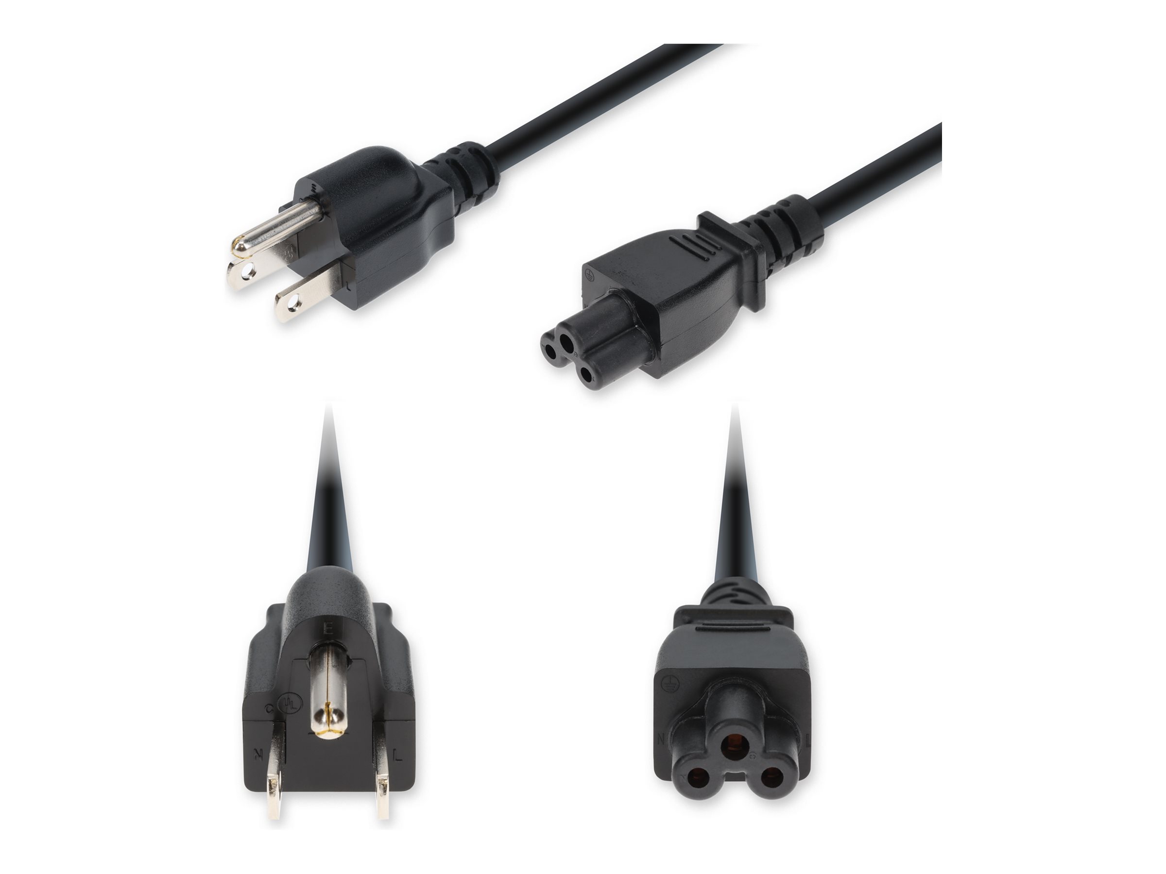 AddOn - Power cable - NEMA 5-15P to IEC 60320 C5 | Overview, Specs ...