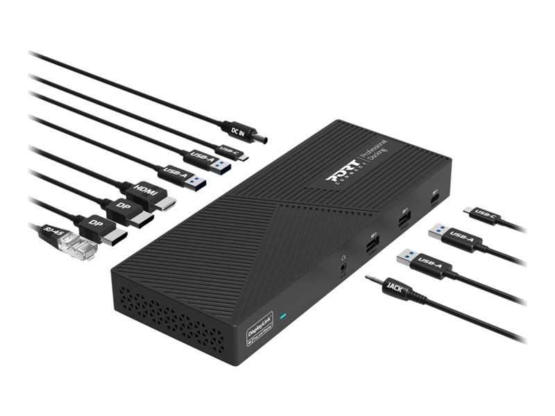 PORT connect Professional Docking OFFICE - station d'accueil - USB-C 3. ...