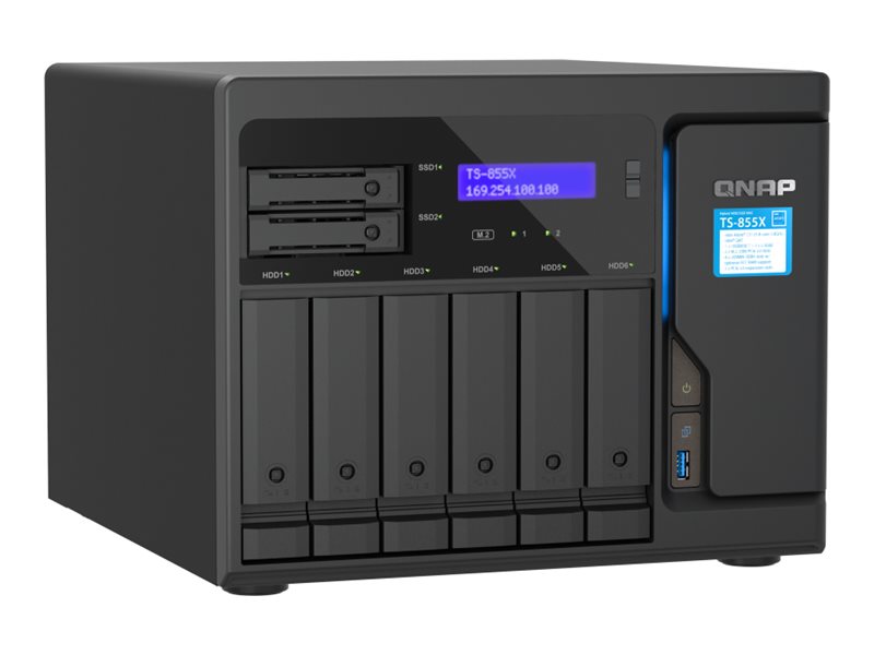 QNAP TS-855X - NAS server | Overview, Specs, Details | SHI